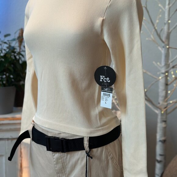 Fct | Tops | Cream Long Sleeve Fct Basic Shirt Various Sizes Nwt | Poshmark
